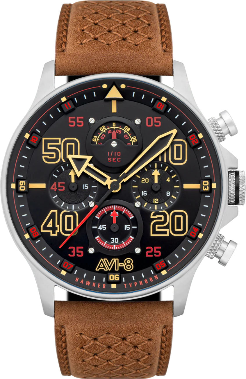 AVI-8 Watch Hawker Typhoon Johnson RB396 Sheila Chronograph Limited ...