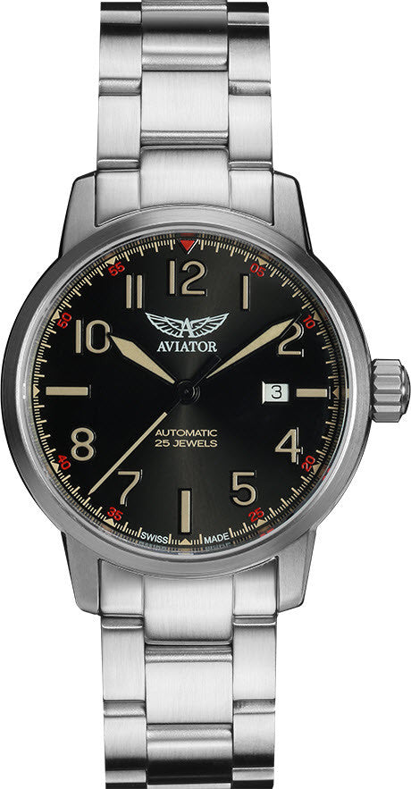 Aviator Vintage Airacobra Auto V.3.21.0.139.5 Watch | Jura Watches