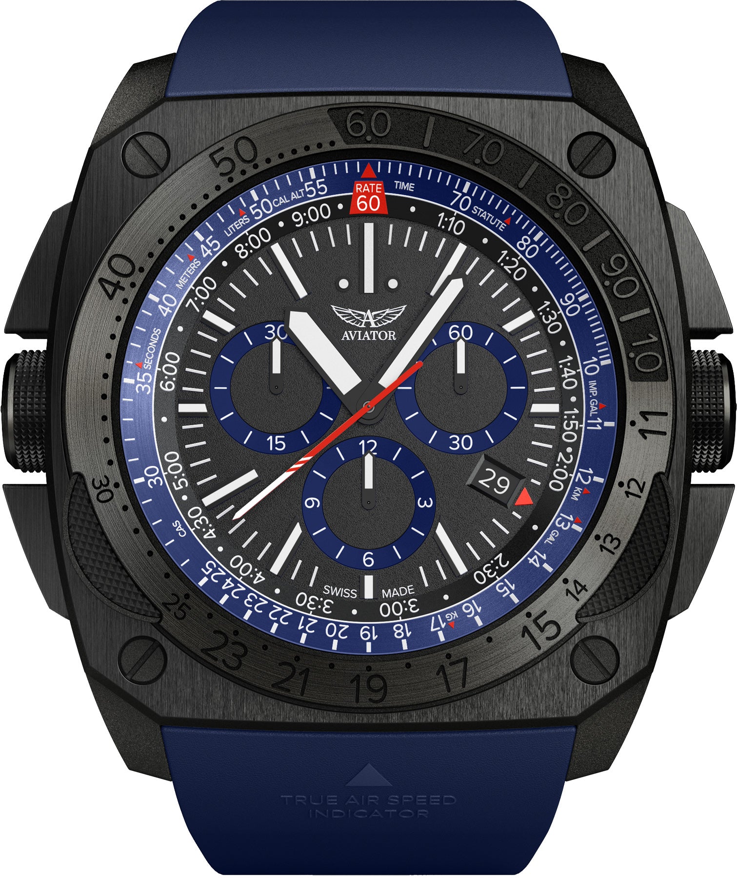 Aviator MIG-29 SMT Chrono M.2.30.5.213.6 Watch | Jura Watches