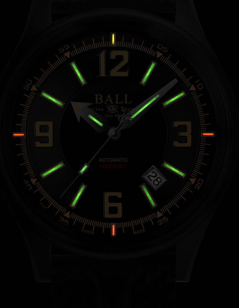 Ball Watch Company Fireman Racer DLC NM3098C-P1J-BKBR Watch | Jura Watches