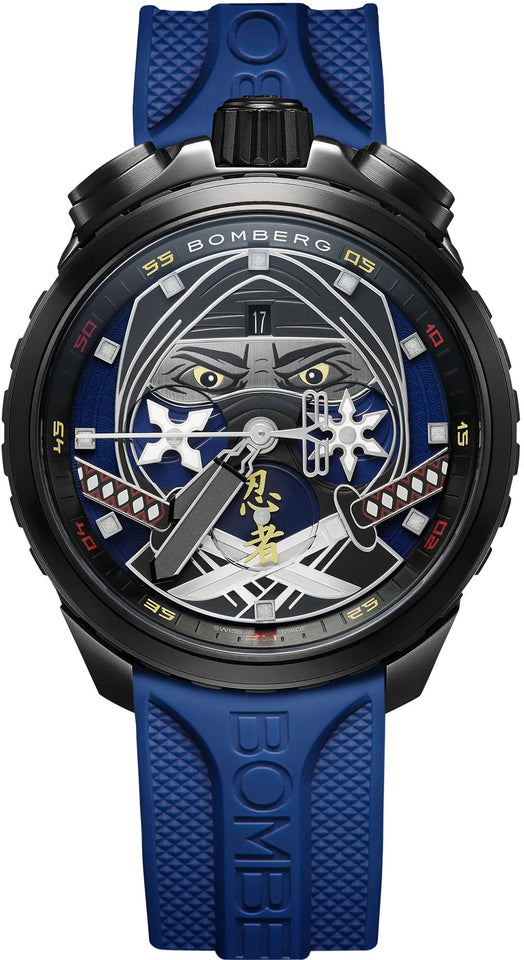 Bomberg Bolt-68 Ninja Blue Limited Edition Watch BS45CHPBA.069-2.12 ...