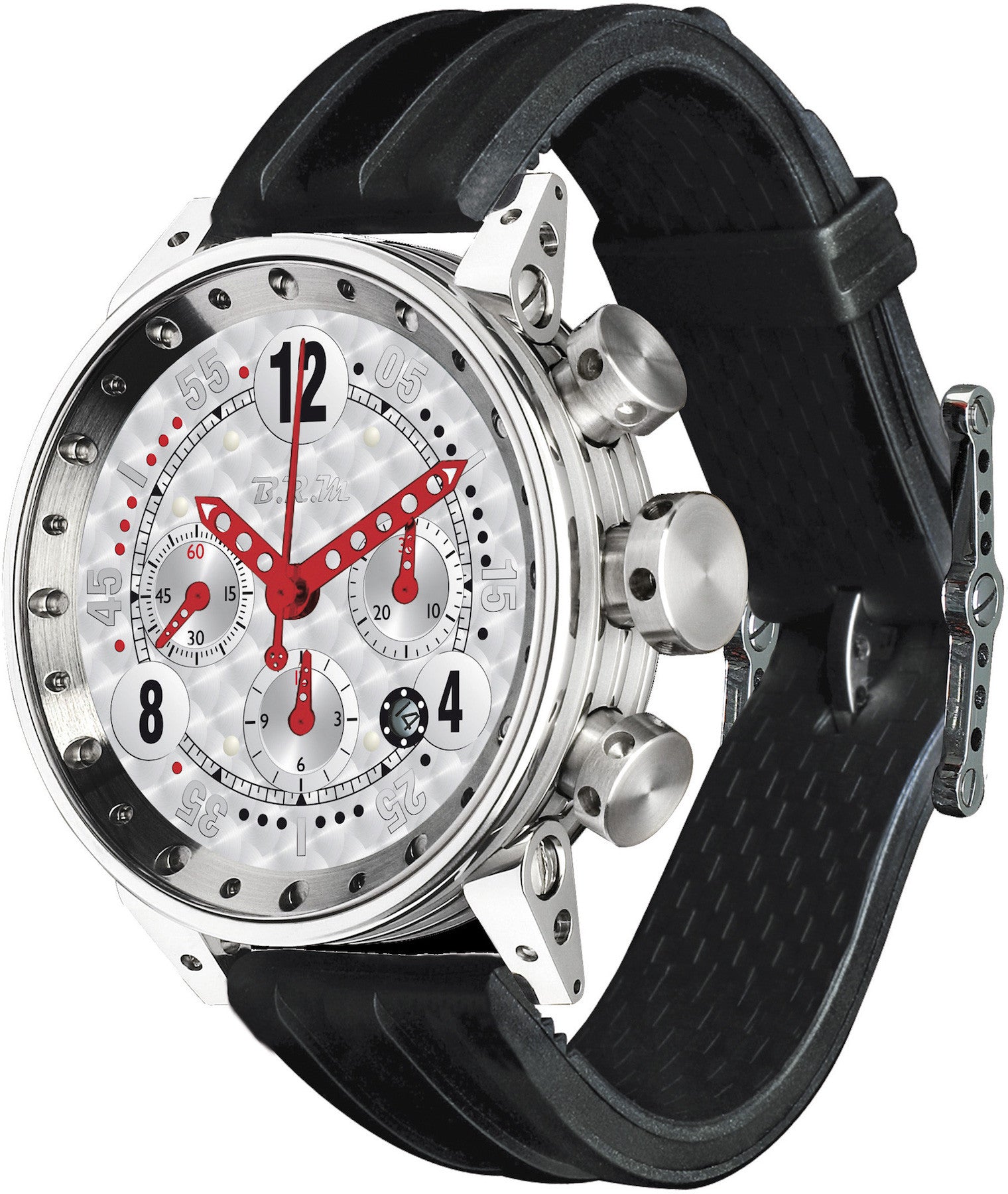 B.R.M. Watches V12-44-GT-BOU-AR Red Hands Watch V12-44-GT-BOU-AR Watch ...