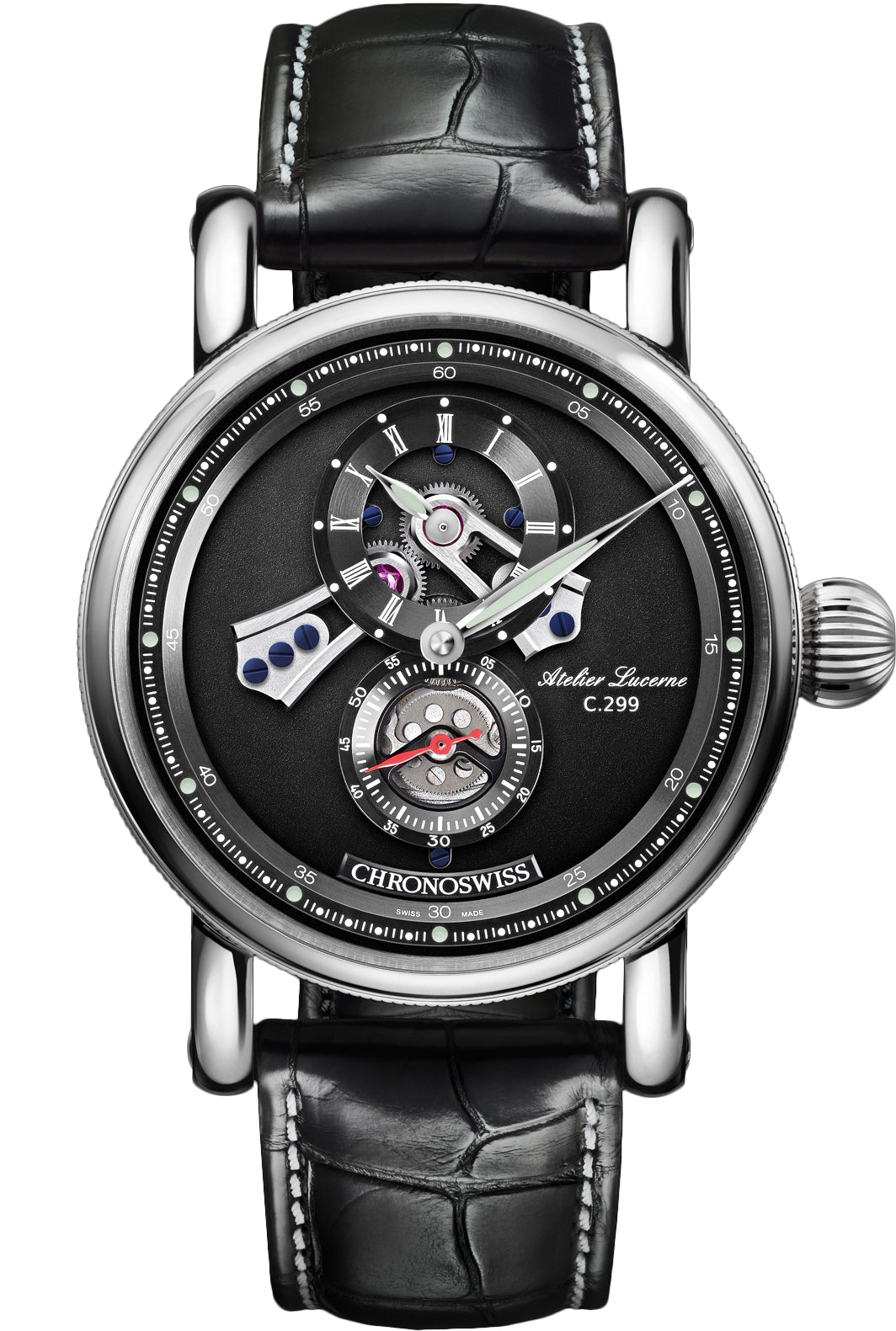 Chronoswiss Watch Flying Regulator Open Gear CH-8753-BKBK Watch | Jura Watches