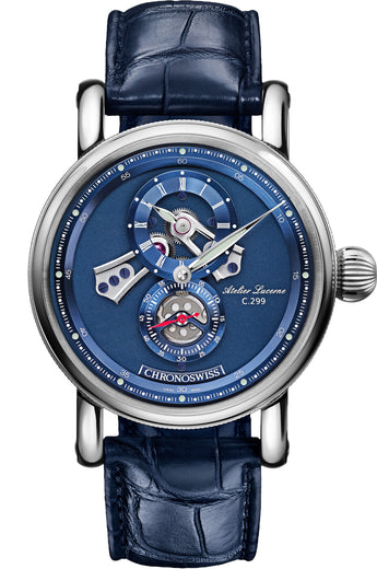 Chronoswiss Watch Flying Regulator Open Gear CH-8753-BLBL Watch | Jura Watches