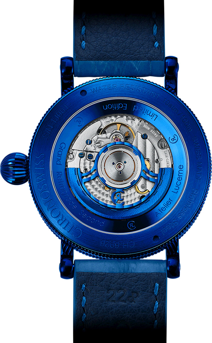 Chronoswiss Watch Flying Grand Regulator Open Gear ReSec Limited Edition CH-6926-BLGO Watch ...