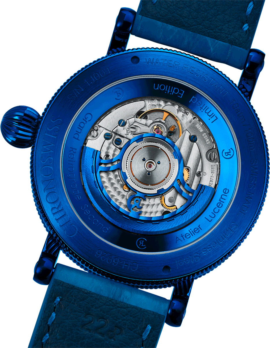 Chronoswiss Watch Flying Grand Regulator Open Gear ReSec Limited Edition CH-6926-BLGO Watch ...