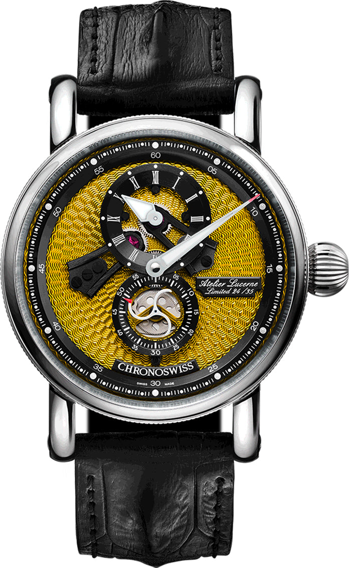 Chronoswiss Watch Flying Regulator Open Gear Limited Edition CH-8753-YEBK Watch | Jura Watches