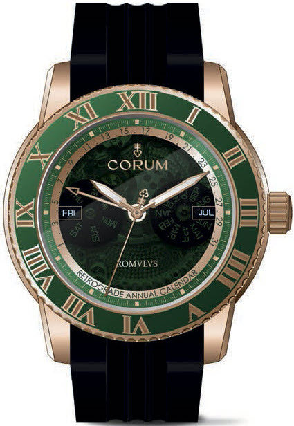 Corum Watch Heritage Romulus Annual Calander R502/03235 Watch | Jura ...