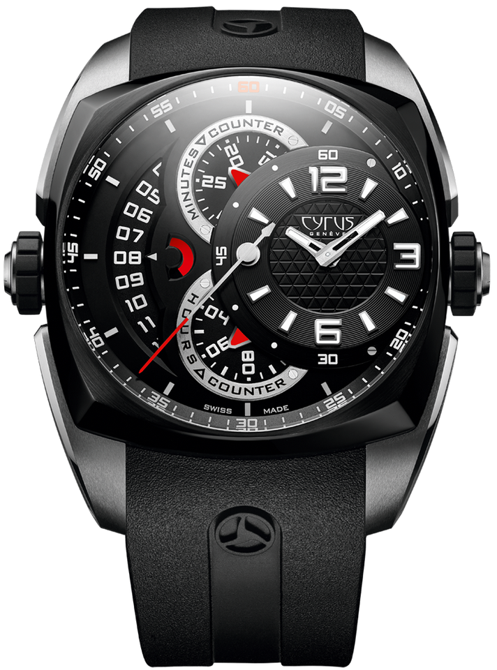 Cyrus Klepcys Chronograph Steel & Black DLC Limited Edition Watch 539. ...