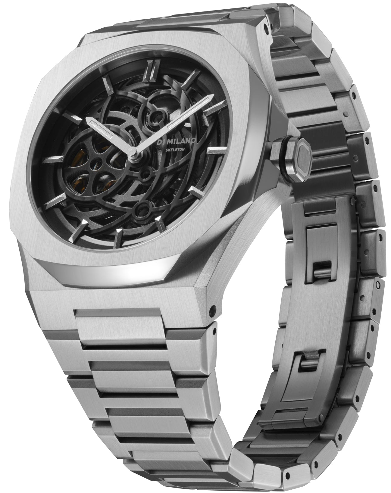 D1 Milano Skeleton Silver D1-SKBJ10 Watch | Jura Watches