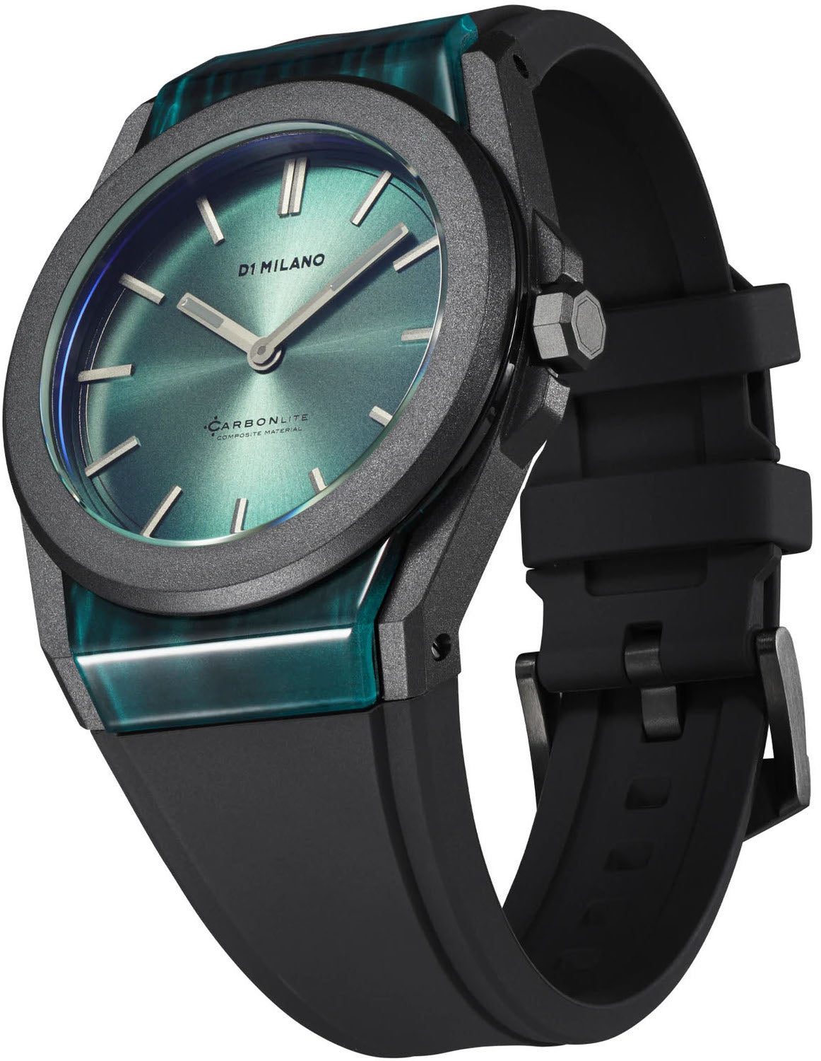 D1 Milano Watch Carbonlite Green Sunray D1-CLRJ05 Watch | Jura Watches