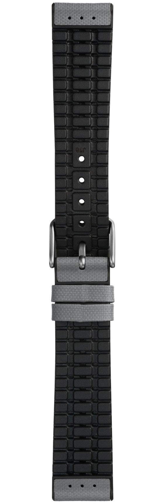 Damasko Strap Arne Grey-Black Rubber Matt 22mm Arne Grey-Black Rubber ...