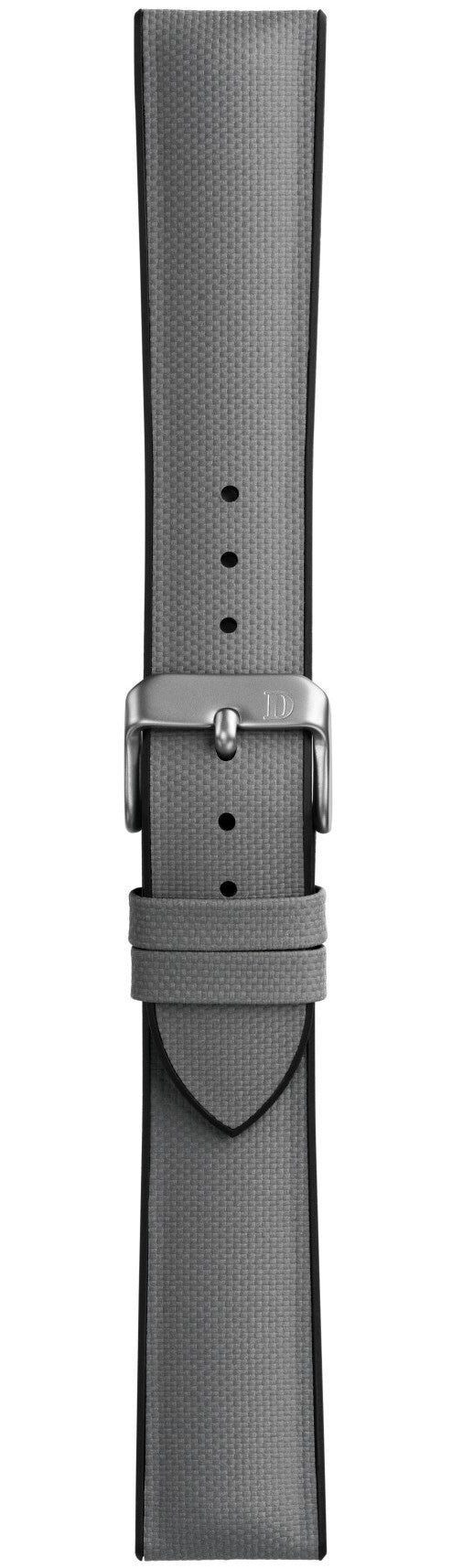 Damasko Strap Arne Grey-Black Rubber Matt 22mm Arne Grey-Black Rubber ...