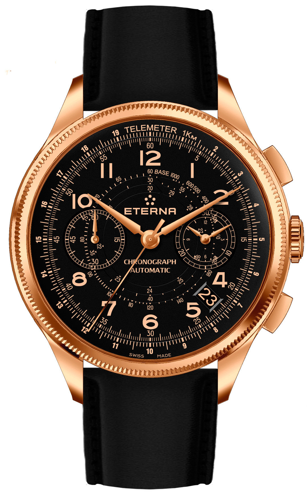Eterna Watch Heritage Bronze Telemeter Flyback Chrono Limited Edition ...