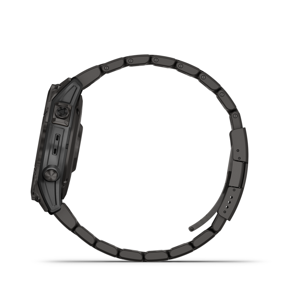 Garmin Fenix 7 Sapphire Carbon Gray DLC Titanium D 010-02540-39 Watch ...
