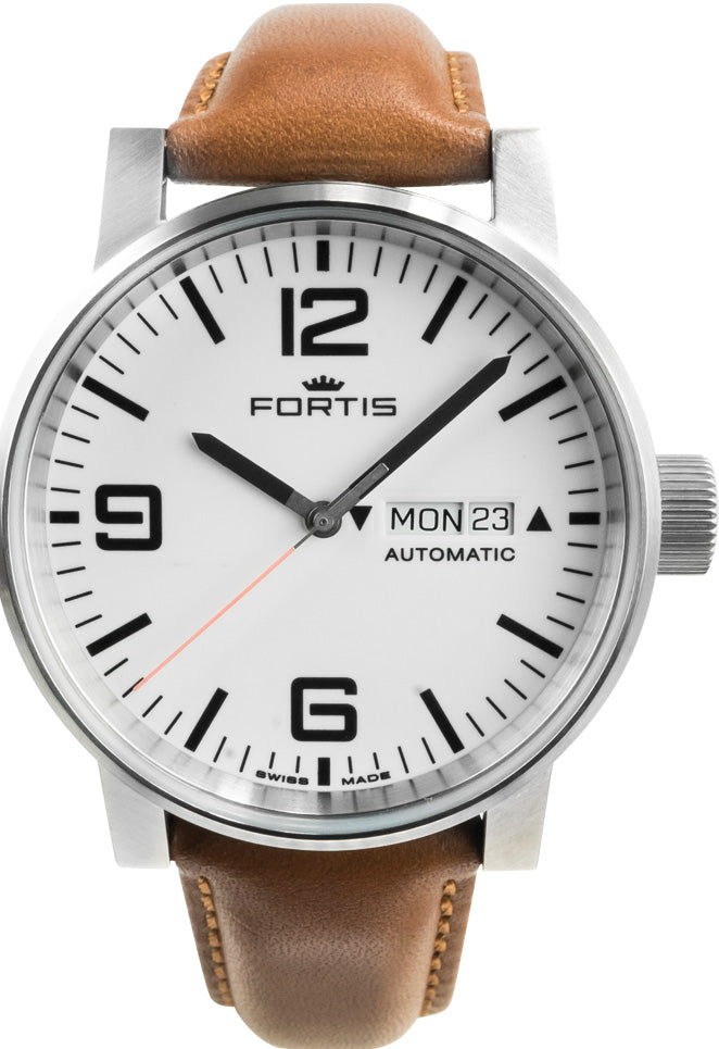 Fortis Watch Cosmonautis Spacematic Steel White 623.10.12 L.28 Watch ...