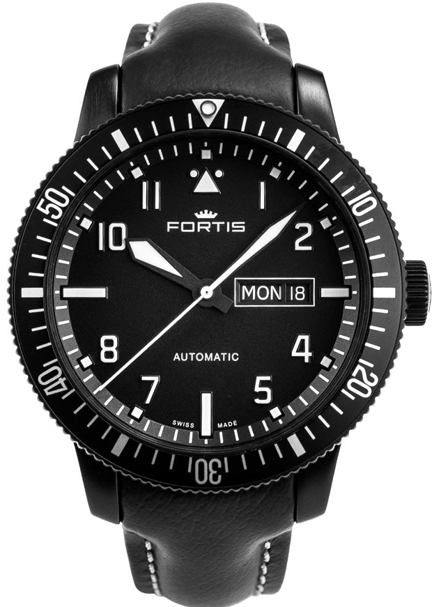 Fortis Watch Aviatis Aeromaster Mission Timer 647.18.10 L.01 Watch ...