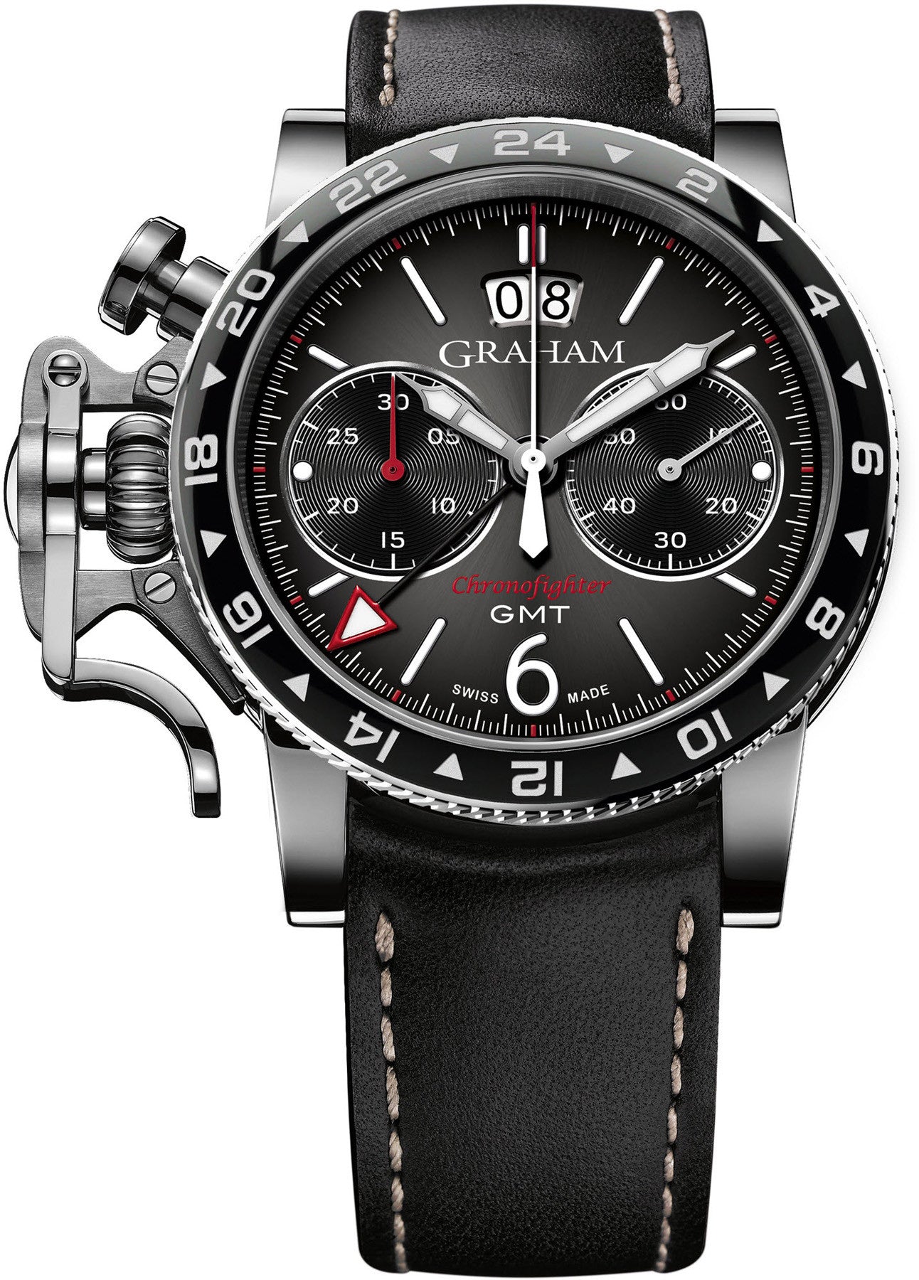 Graham Watch Chronofighter Vintage GMT 2CVBC.B15A.L127S Watch | Jura ...