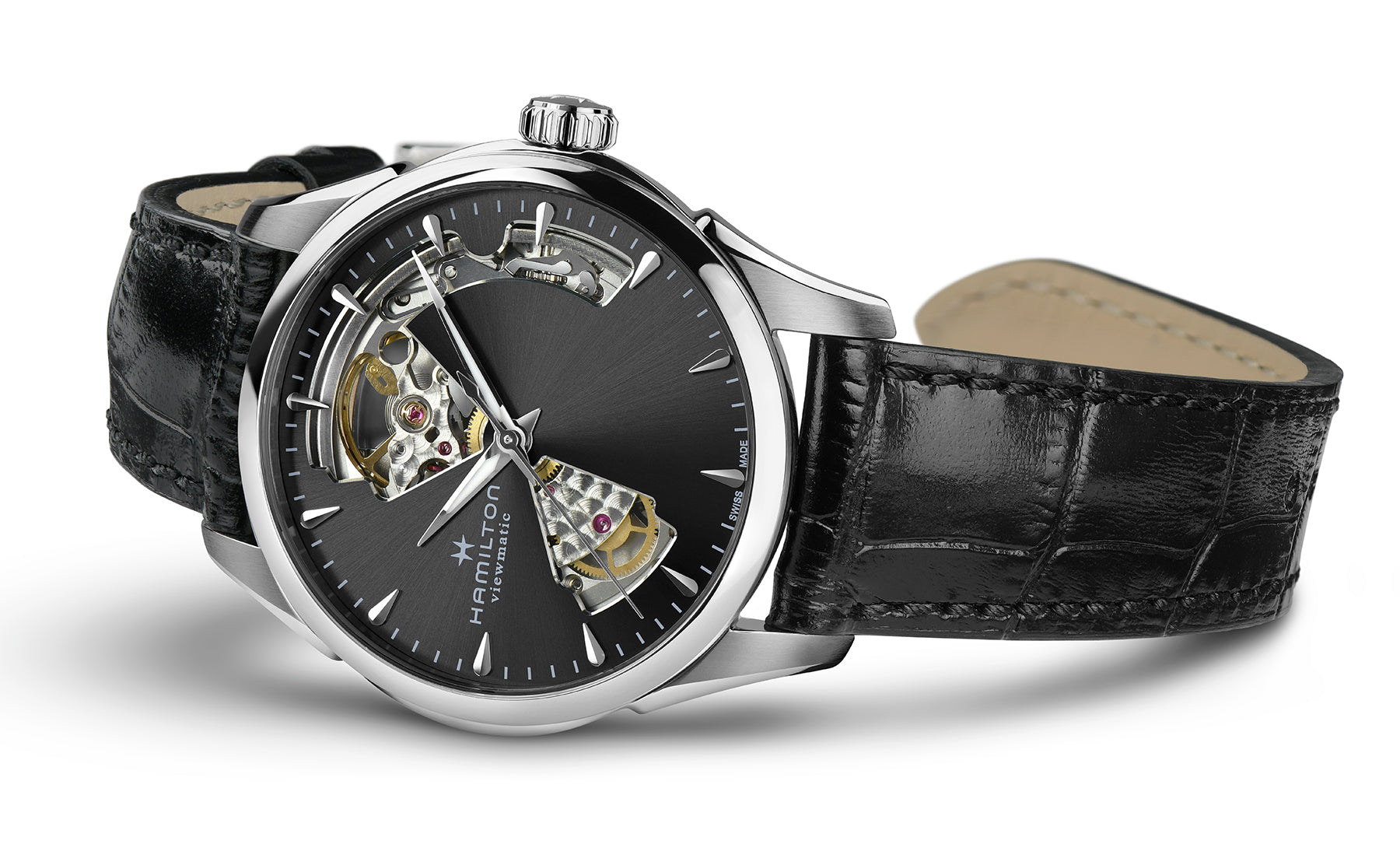 Hamilton Watch Jazzmaster Open Heart Lady D H32215730 Watch | Jura Watches