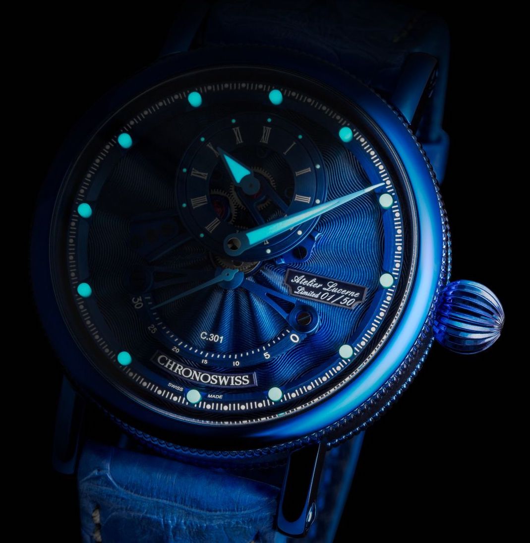 Chronoswiss Watch Flying Grand Regulator Open Gear ReSec Limited Edition D CH-6926-BLBL Watch ...