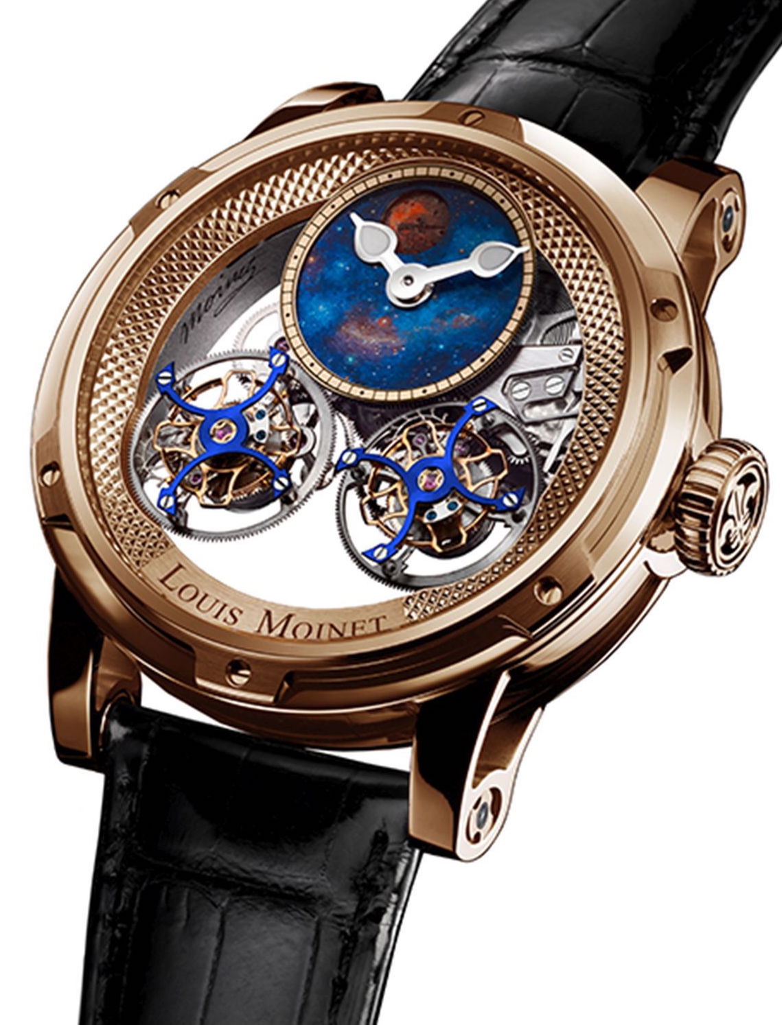 Louis Moinet Watch Sideralis Evo Rose Gold Limited Edition LM-52.50.20 ...