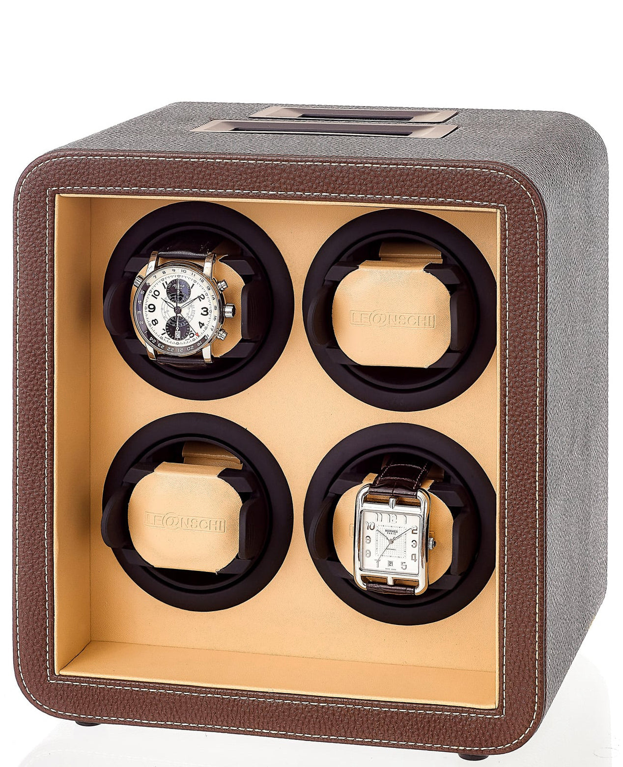 Leanschi Watch Winder 4 Multiple Winder WM04-CHOC Watch Winder | Jura ...