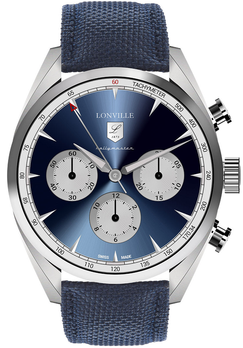 Lonville Watch Rallymaster Ecosse Blue ECOSSE BLUE Watch | Jura Watches