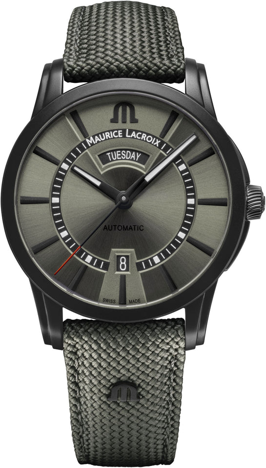 Maurice Lacroix Watch Pontos Day Date Khaki Limited Edition PT6358 ...