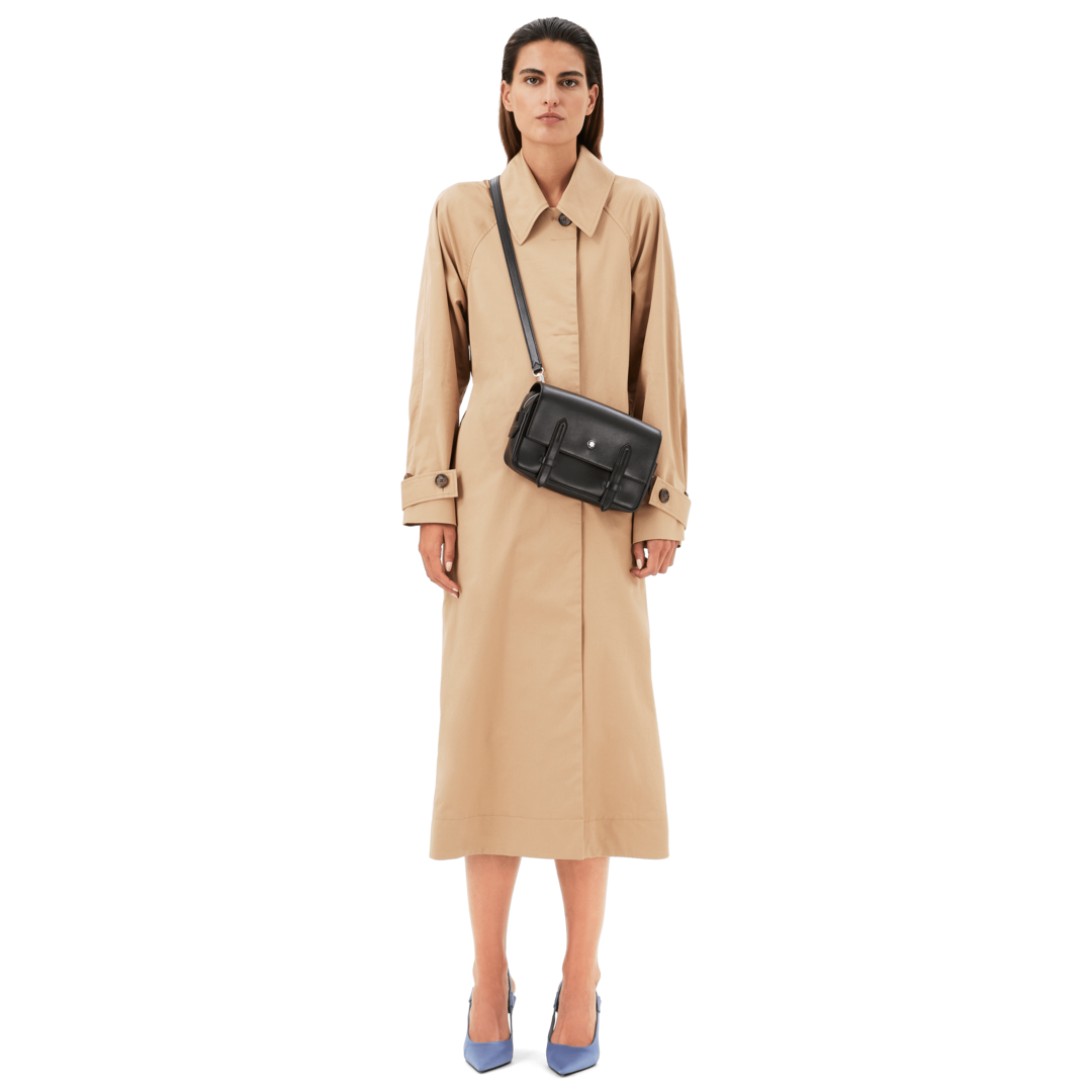 Montblanc Travel Bag Meisterstuck Messenger Black 130280 Travel Bag ...