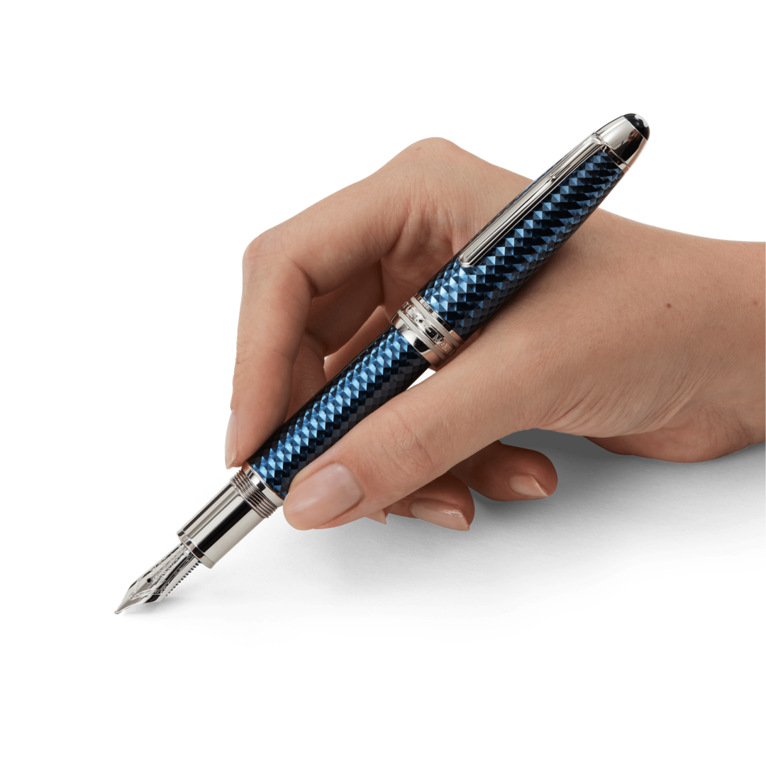 Montblanc Writing Instrument Meisterstuck Glacier Solitaire Fountain ...