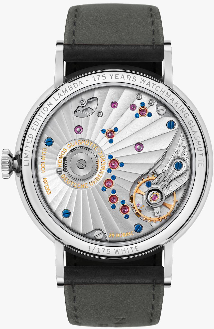 Nomos Glashutte Watch Lambda Limited Edition 960.S1 Watch | Jura Watches