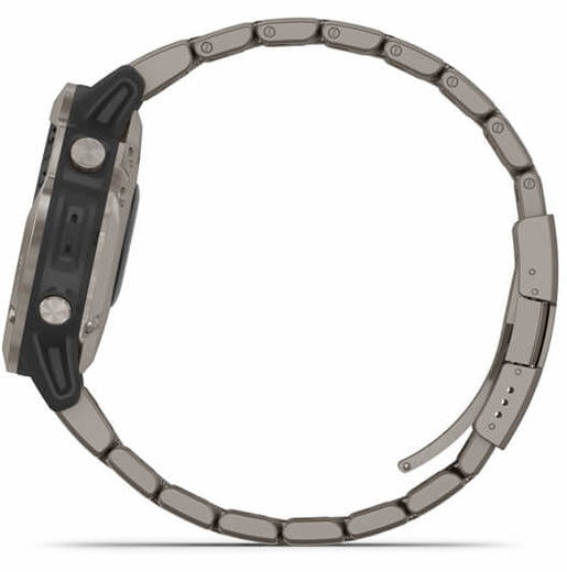 Garmin Watch Quatix 6 Sapphire Titanium Grey Titanium Band Smartwatch ...