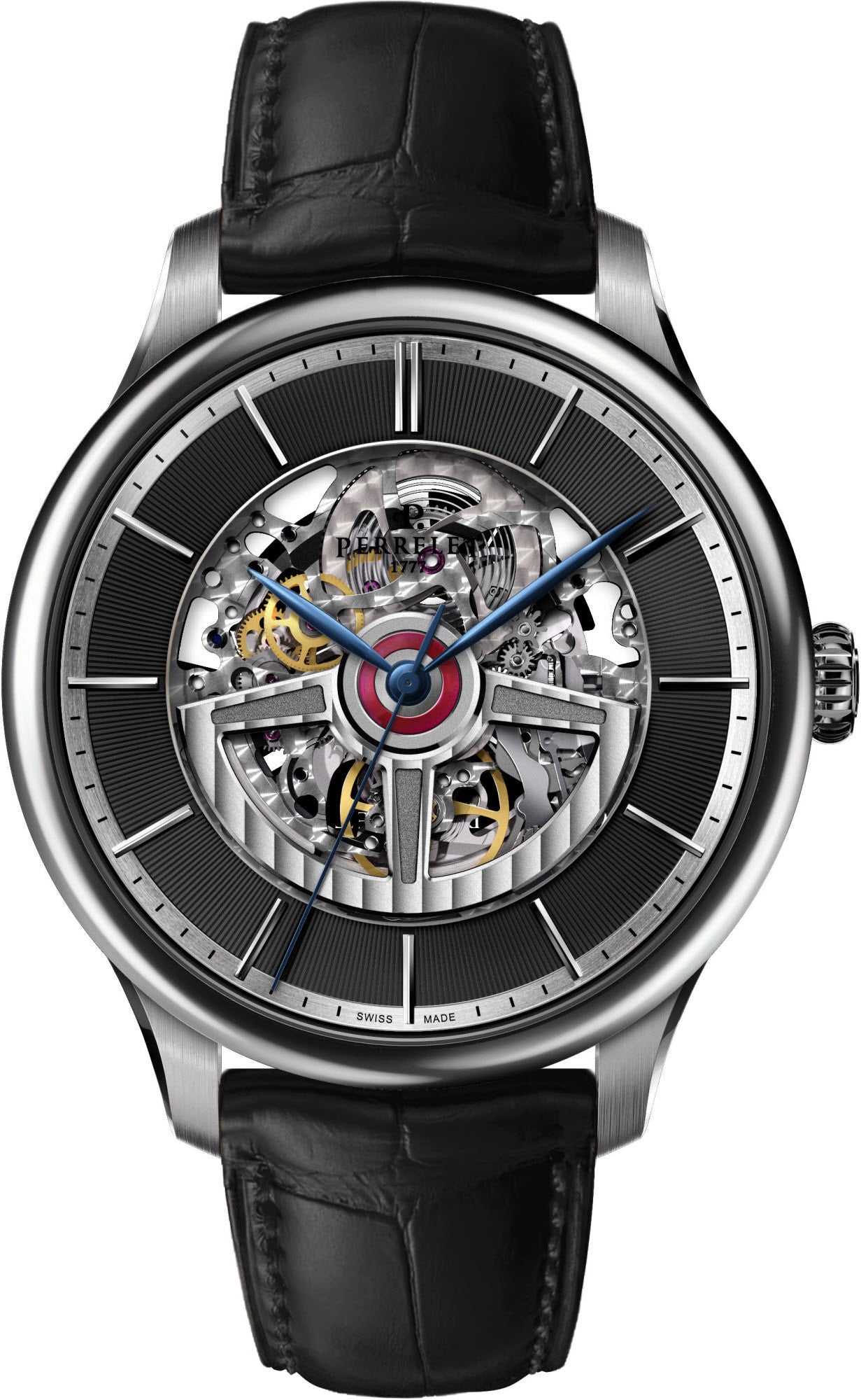 Perrelet Watch First Class Double Rotor Skeleton A1091/2 Watch | Jura ...