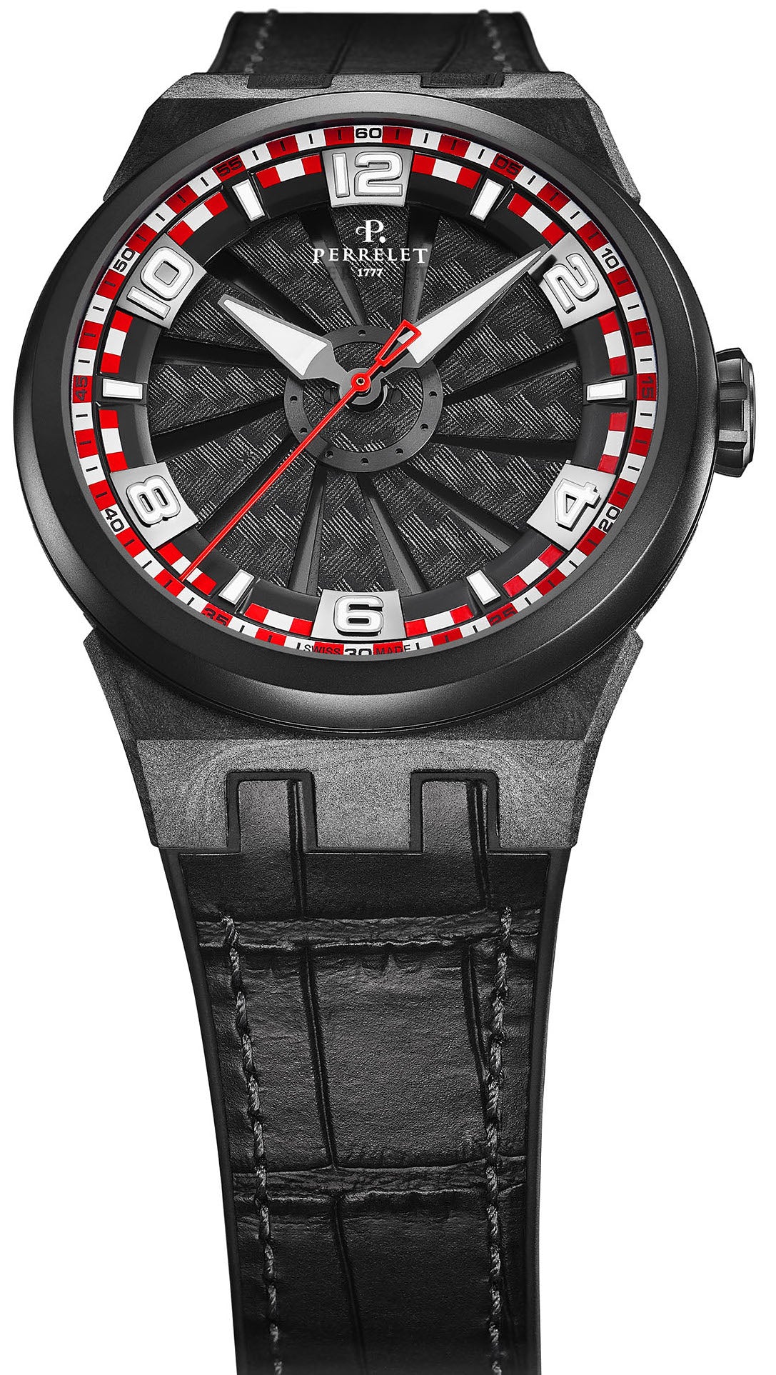 Perrelet Turbine Racing Carbon Watch A4065/3 Watch | Jura Watches