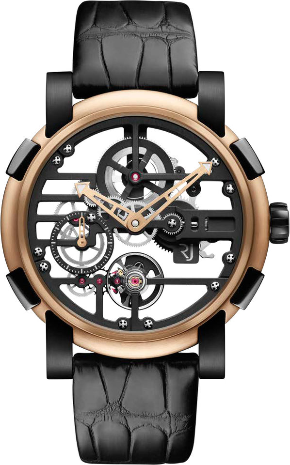 RJ Watches Skylab Skeleton Gold Black Limited Edition RJ.M.AU.031.02 ...
