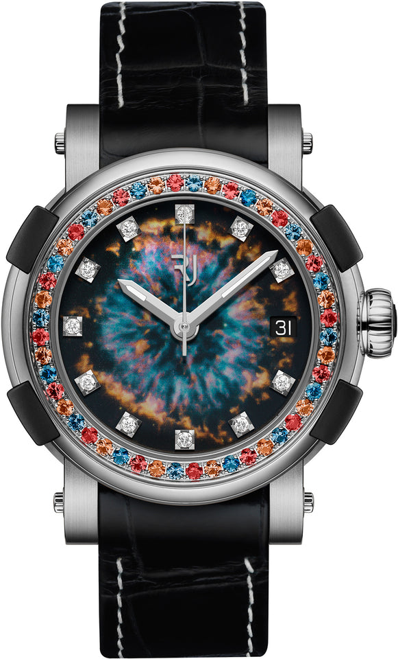 RJ Watches ARRAW Star Twist Titanium Glowing Eye Nebula 39mm 1S39A.TTTR ...