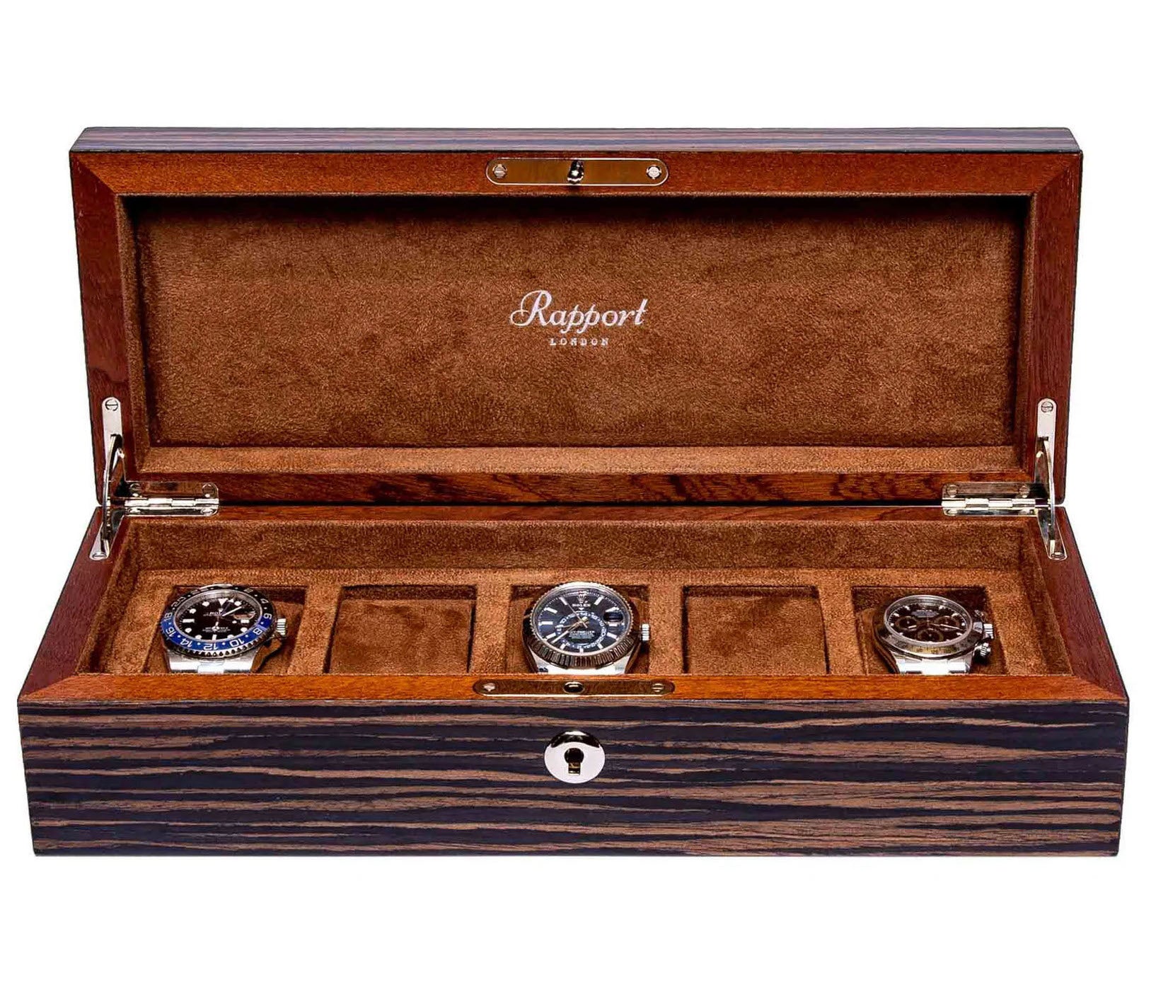 Rapport Watch Box Heritage 5 Macassar L272 Watch Accessories | Jura Watches