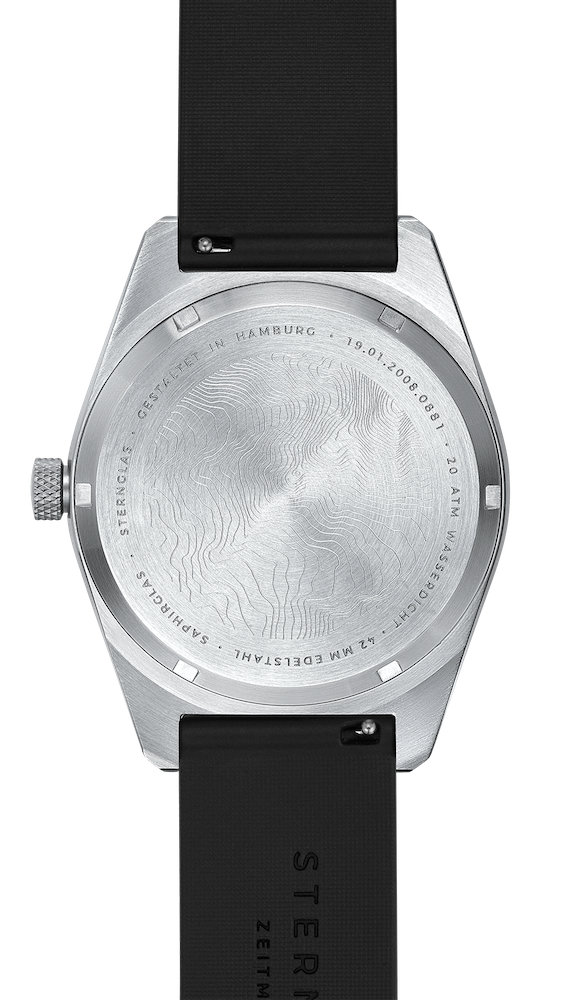 Sternglas Marus Automatic Black Rubber S02-MA03-KA01 Watch | Jura Watches