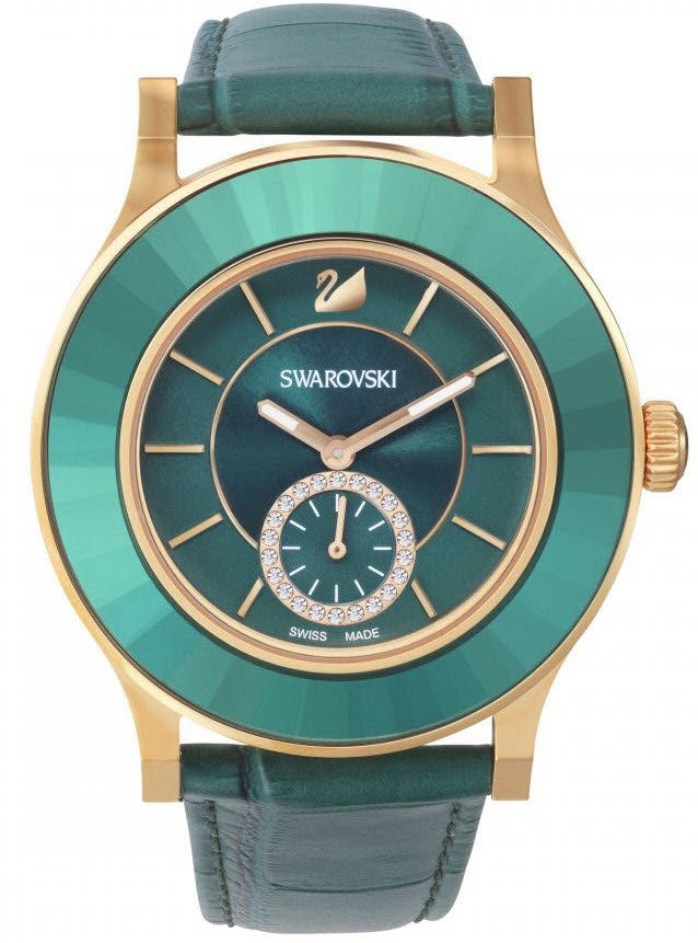 Swarovski Watch Octea Classica Emerald Rose Gold Tone 5123124 Watch ...