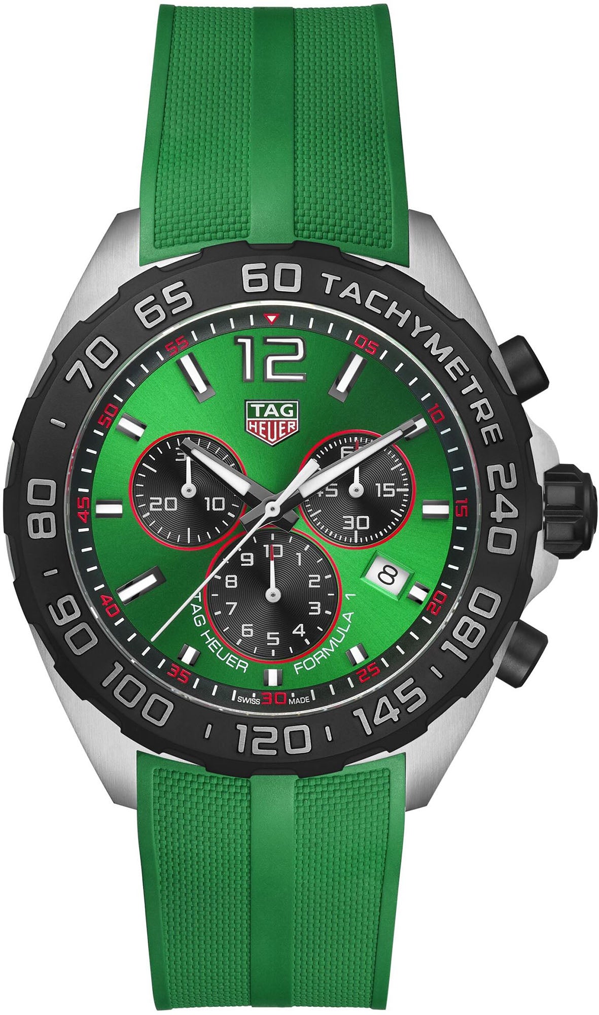 TAG Heuer Formula 1 Chronograph Green Watch CAZ101AP.FT8056 Watch ...