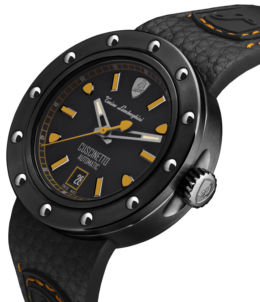 Tonino Lamborghini Watch Cuscinetto Black Orange TLF-T01-3 Watch | Jura ...