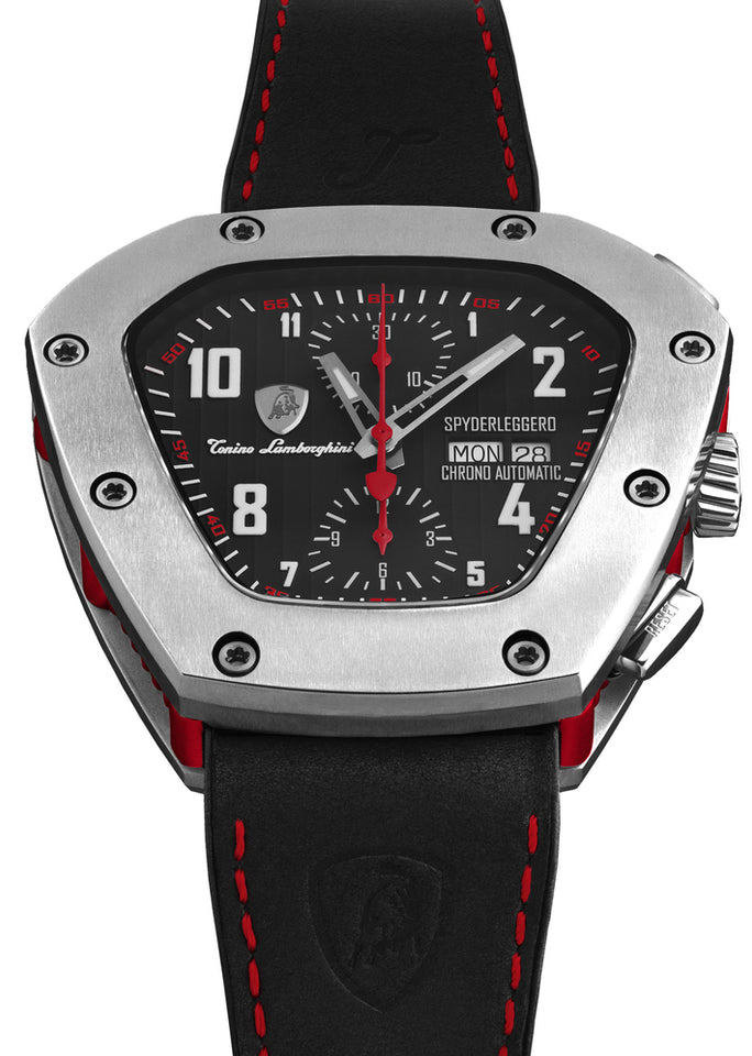 Tonino Lamborghini Watch Spyderleggero Chrono Titanium Red TLF-T07-2 ...